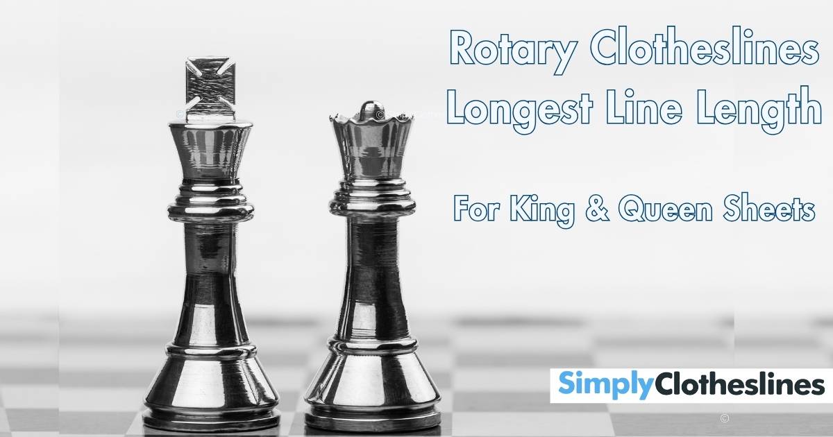 Rotary Clothesline Longest Line Length - Simply Clotheslines