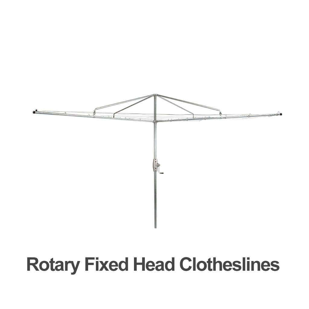 Fixed Head Rotary Clotheslines by Simply Clotheslines