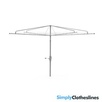 Hills Hoist Heritage 7 Line Rotary Clothesline | Simply Clotheslines